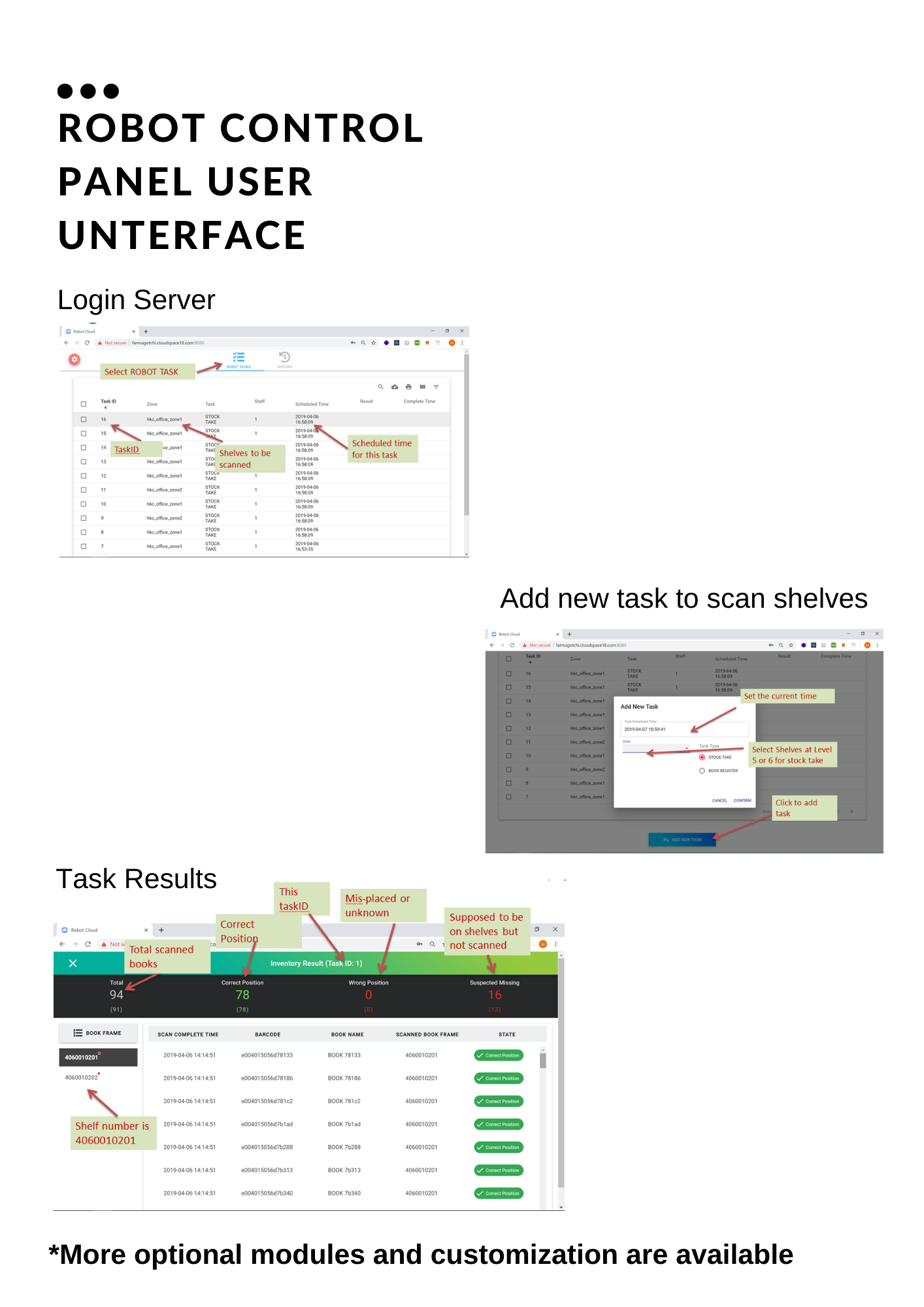 HKC Stock Take Robot – HKC Website