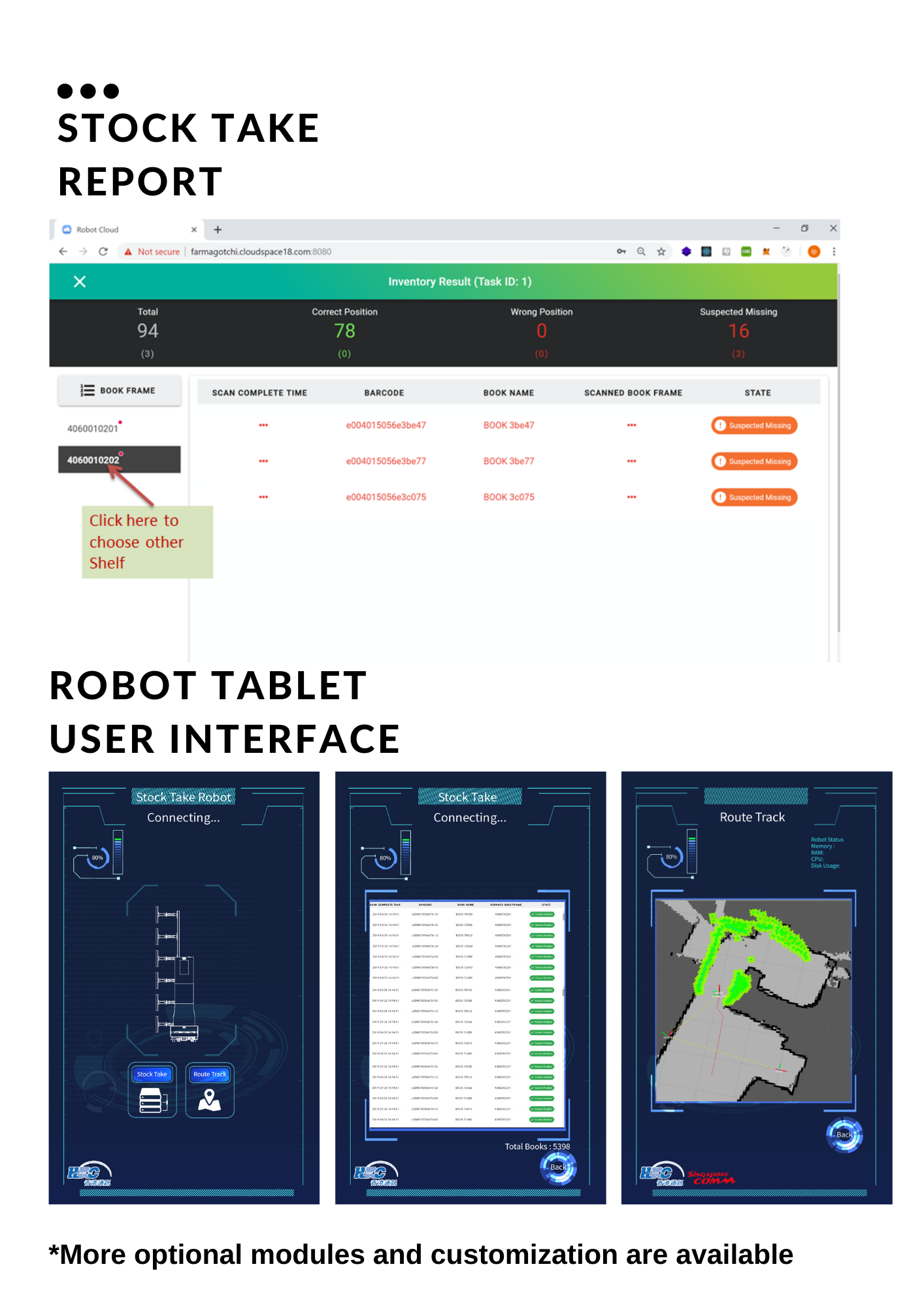 HKC Stock Take Robot – HKC Website